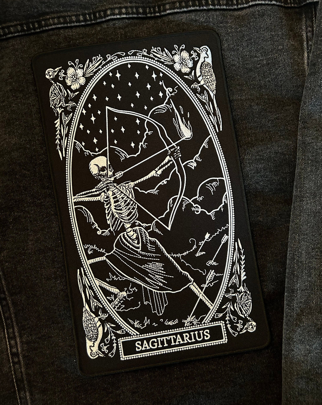 Sagittarius - Large Embroidered Back Patch – 13th Press