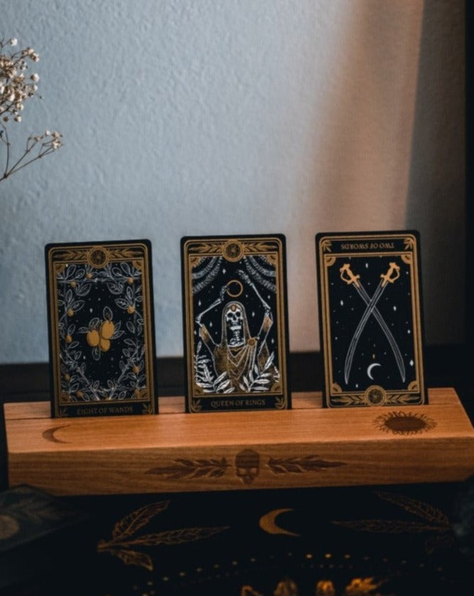 Wood Altar Stand for Tarot Card Readings – 13th Press