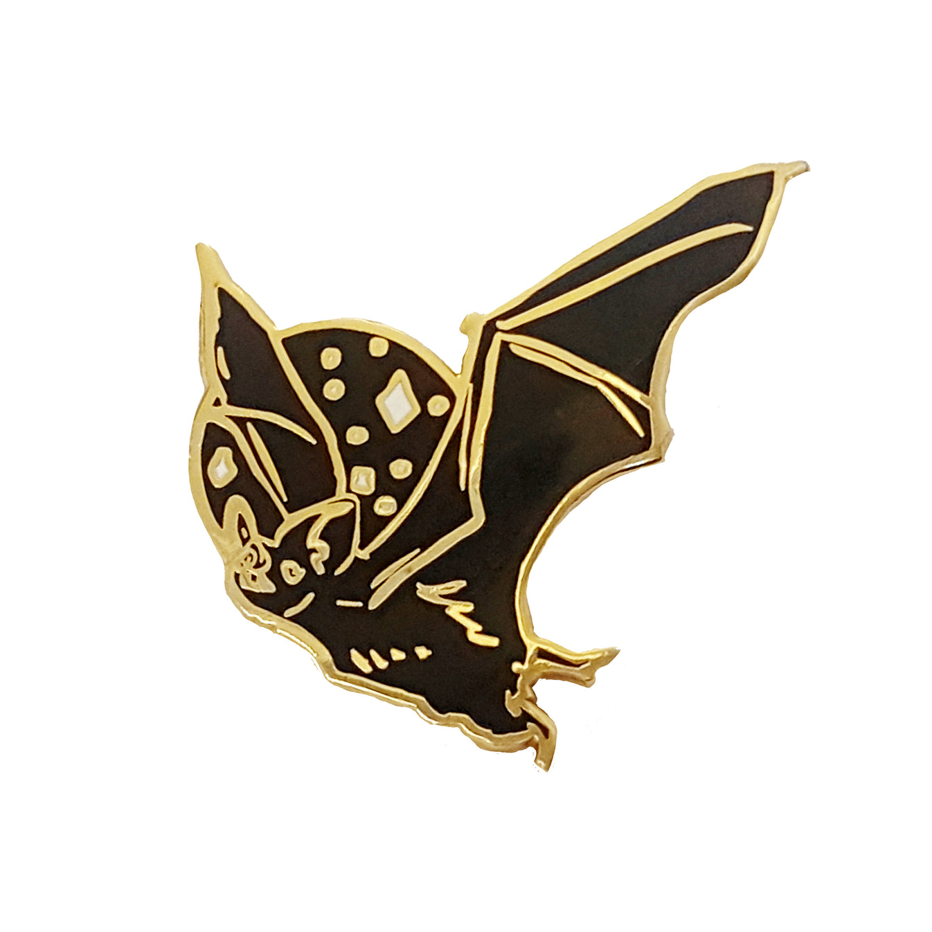 "Batty" Hard-Enamel Pin – 13th Press